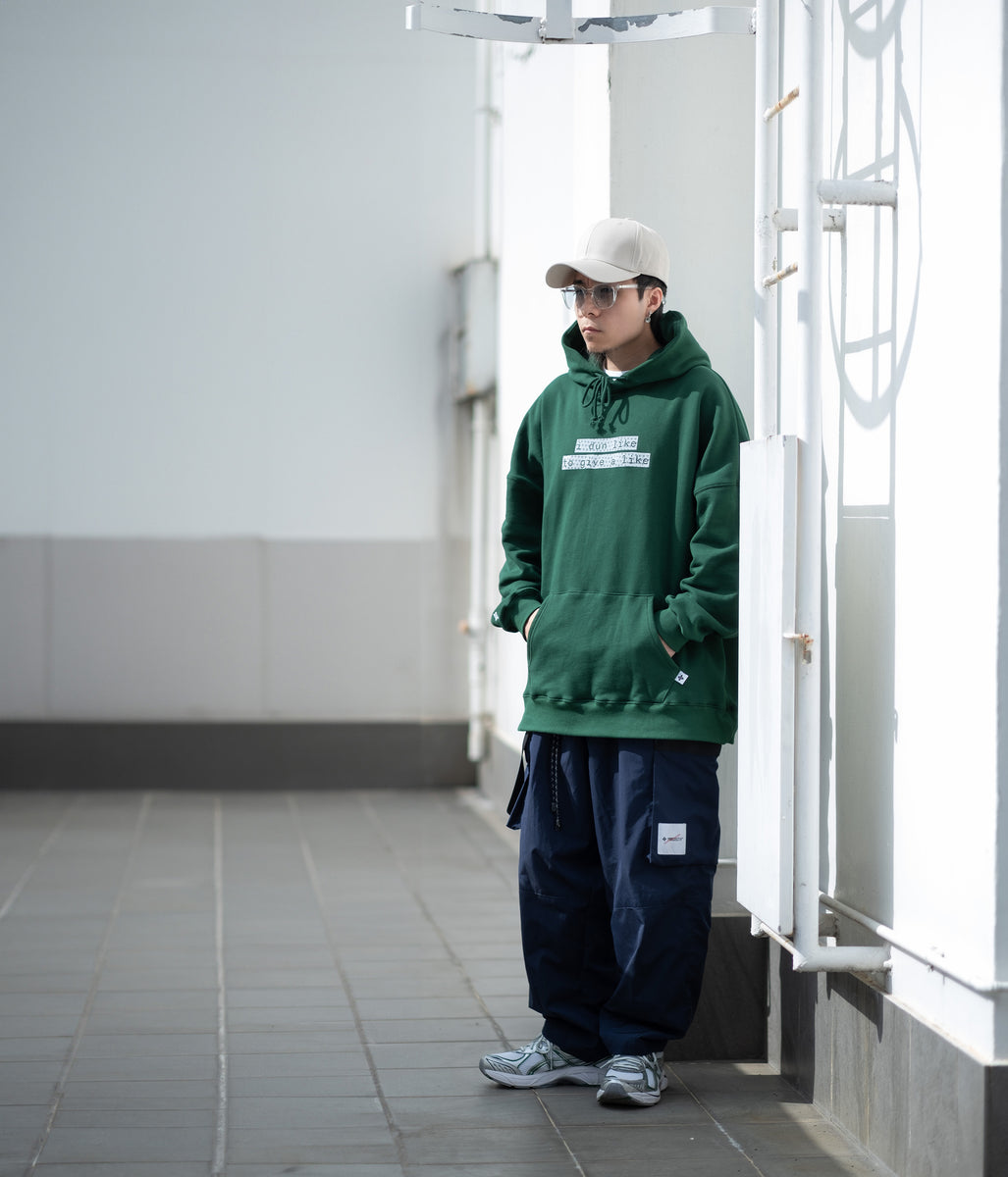 Follow Me Oversized Hoodie Duck Green – PROJECT 4