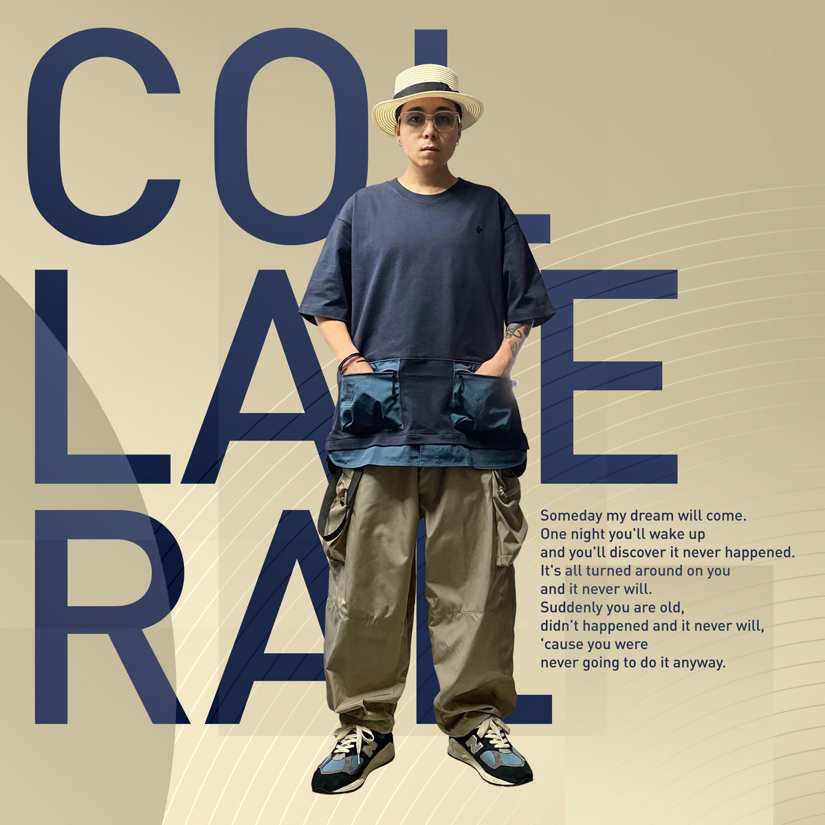 Collateral Layered Tee Navy – PROJECT 4